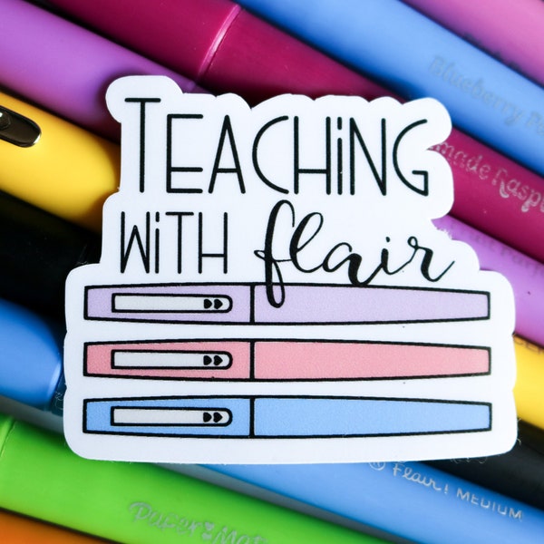 Teaching With Flair Png - Etsy