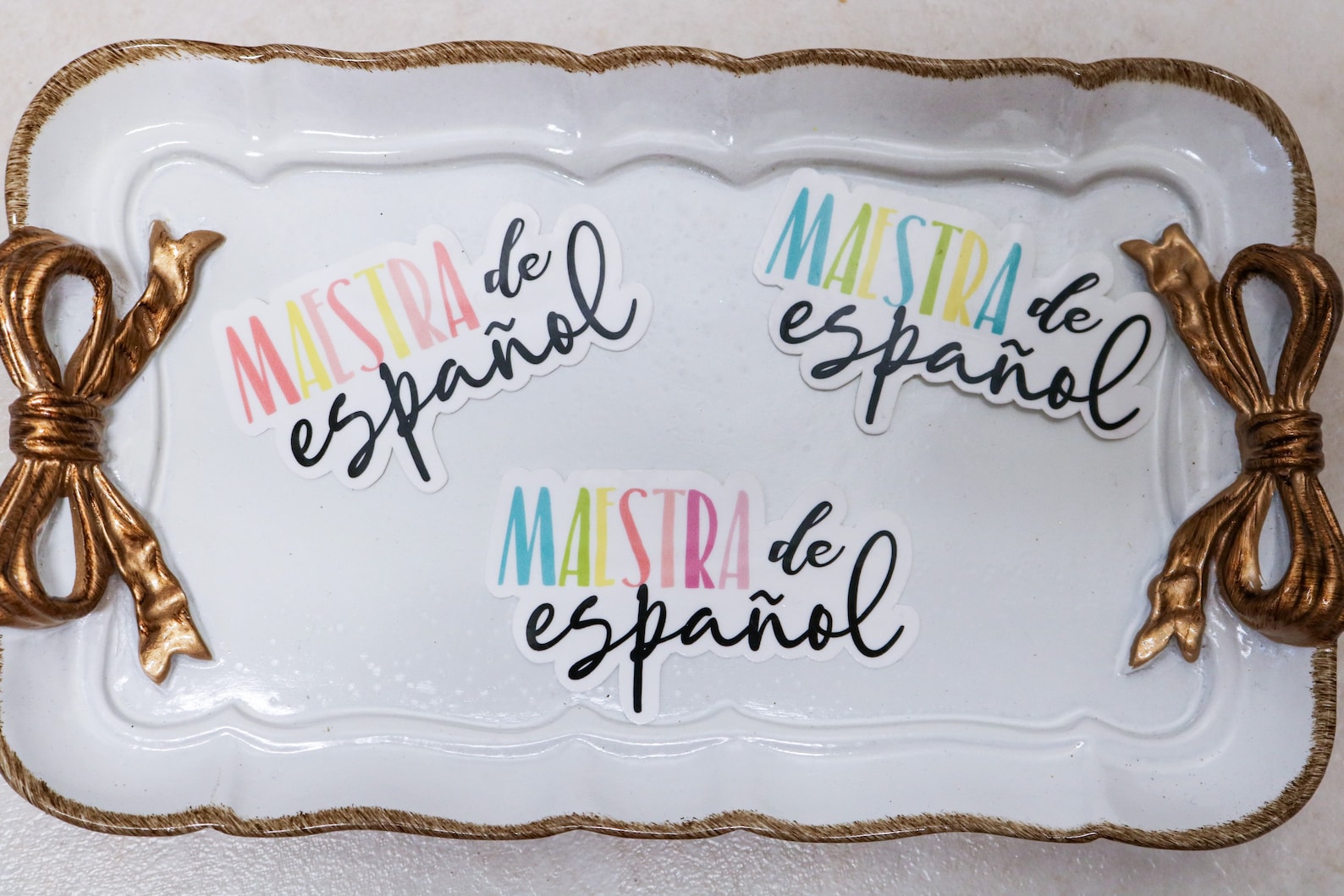 Spanish Teacher Sticker Maestra De Espanol Sticker Teacher | Etsy