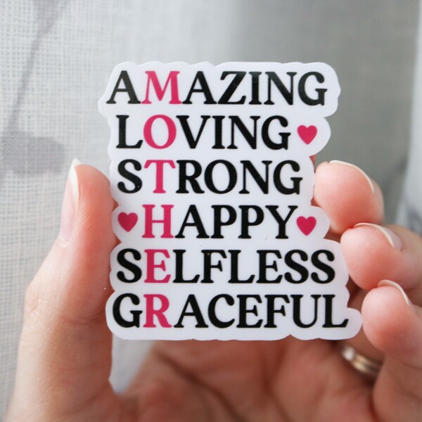 Mother Acronym - Etsy