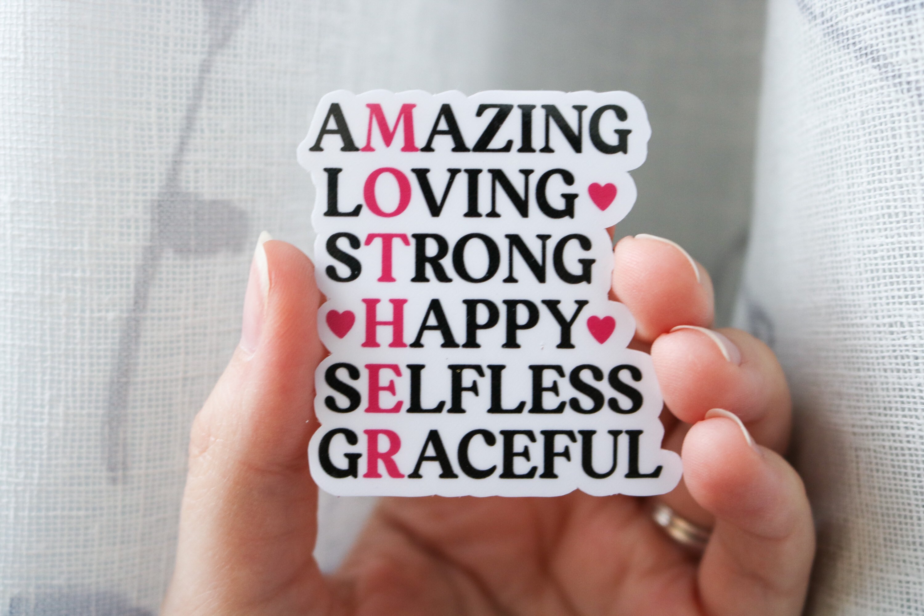 Mother Acronym Sticker Mothers Day Gift New Mom Gift Etsy Mother Acronym Sticker Mothers Day Gift New Mom Gift Etsy