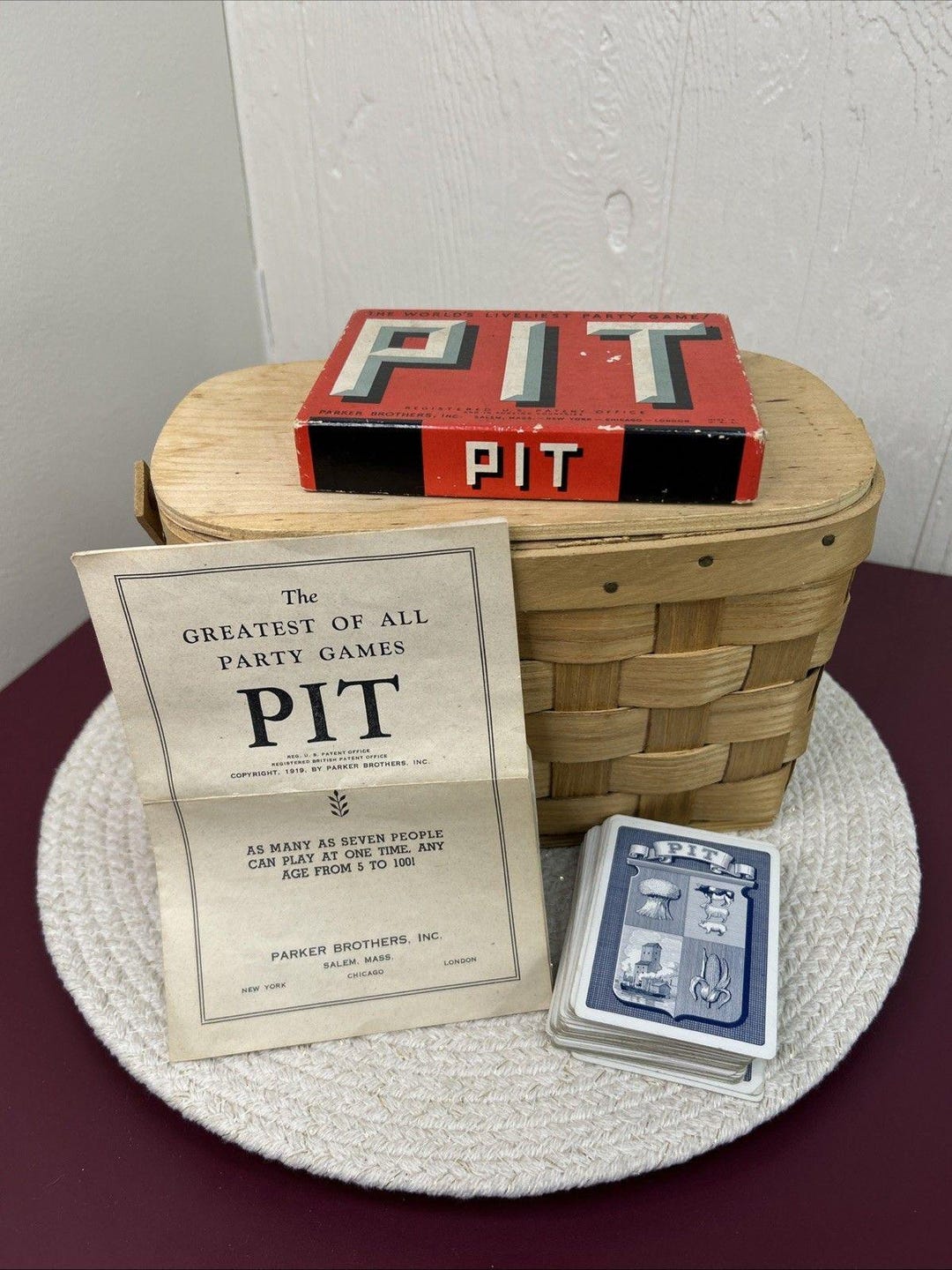 Vintage PIT Card Game Bull Bear Edition Parker Brothers 1919 - Etsy