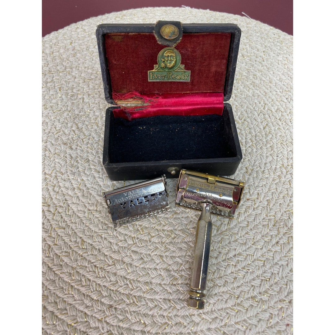 Antique Ever-ready Metal Razor With Extra Valet Auto Strop Head in ...