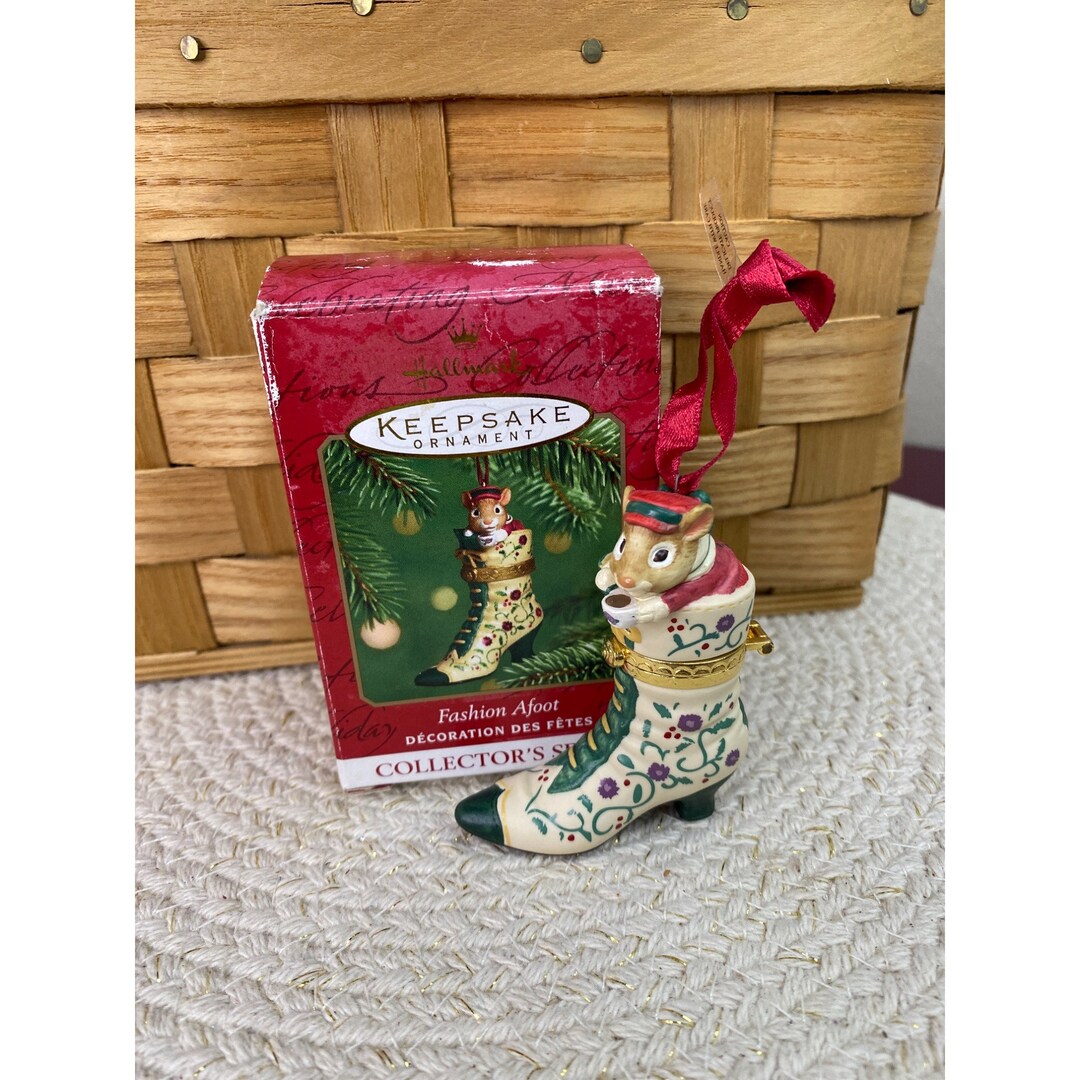 Hallmark Keepsake Ornament Fashion Afoot Trinket Case Collector’s ...