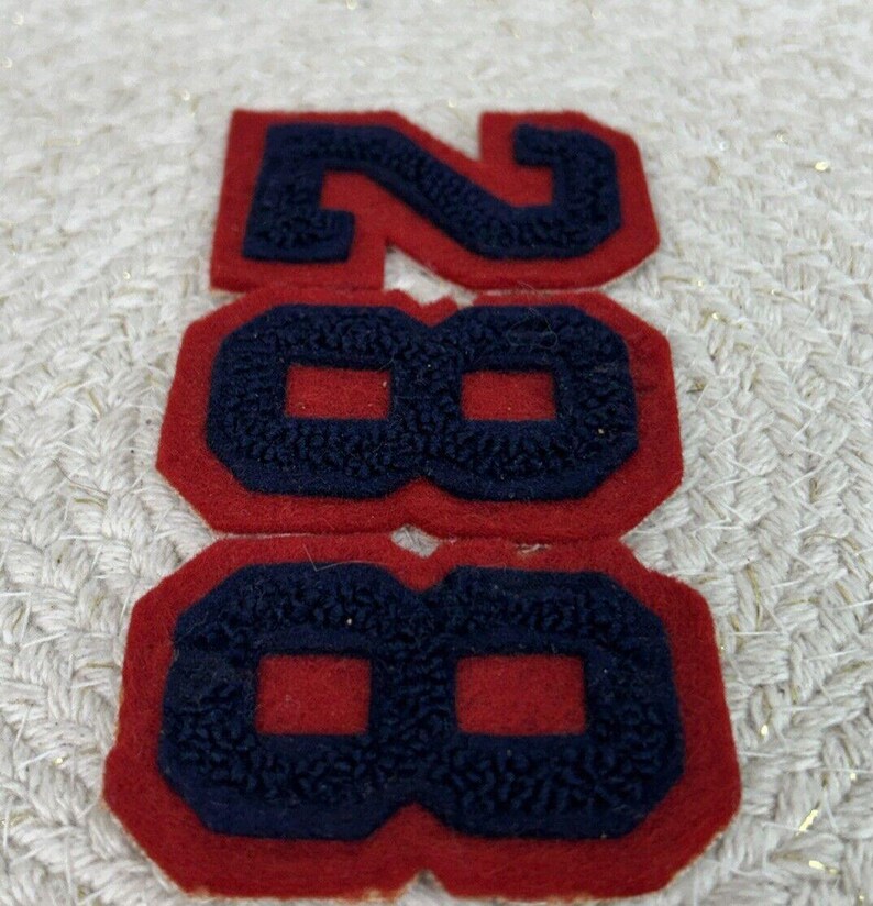 Vintage Felt Wool Varsity Jacket Troop Numbers 2 and 8 Red Black 2.5 - Etsy