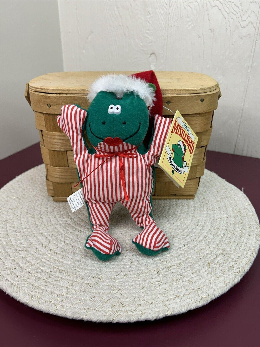 Vintage Mistletoad Mistle Toe Toad Plush Magic Heartline Tag 1985 ...