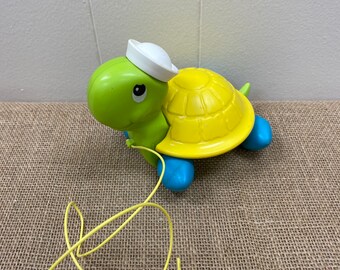 Turtle Pull Toy | Etsy