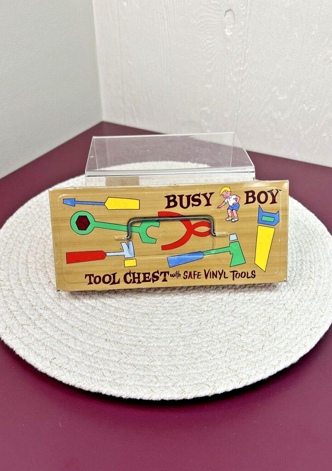 Vintage Busy Boy Tool Chest Ohio Art Toy Metal Box Tin Only - Etsy