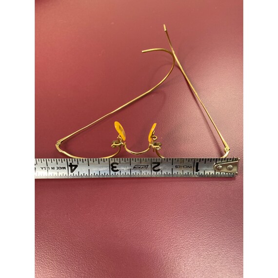 Antique Gold Rim Eyeglass Frames Without Lenses Signe Gem