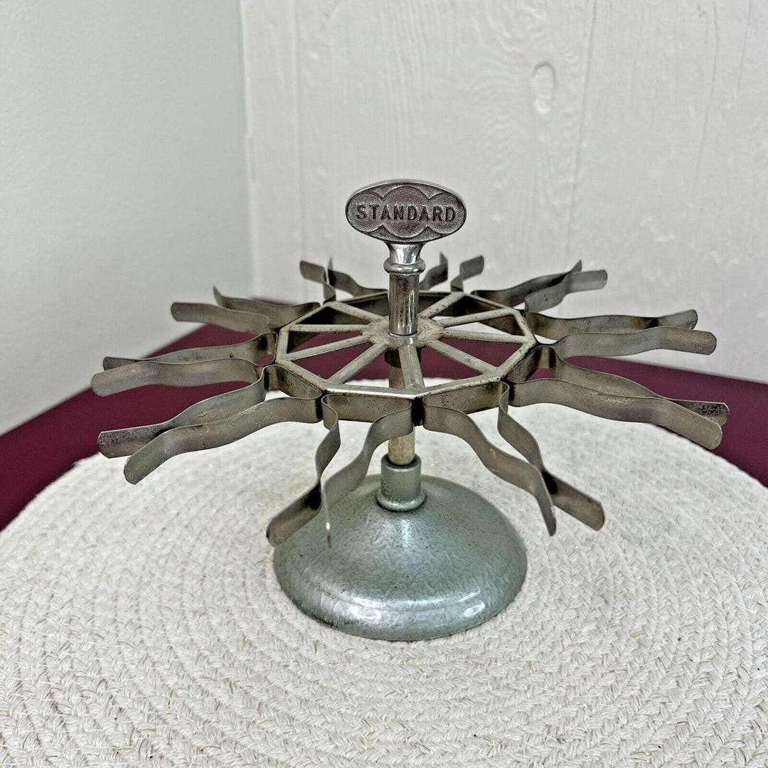 Vintage Standard Rubber Stamp Holder Carousel Stand Antique Metal - Etsy