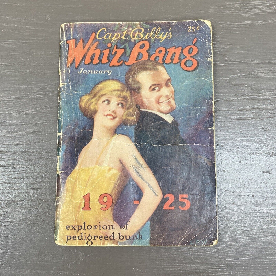 Capt. Billys Whiz Bang Magazine 1925 Explosion of Pedigreed Bunk - Etsy