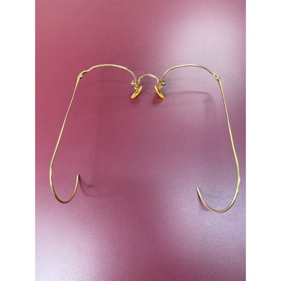 Antique Gold Rim Eyeglass Frames without Lenses Signe… - Gem