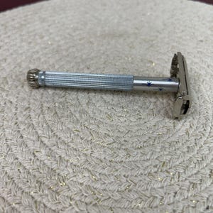 Vintage Lady Gillette Electric Blue Double Edge Safety Razor 1964 - Etsy