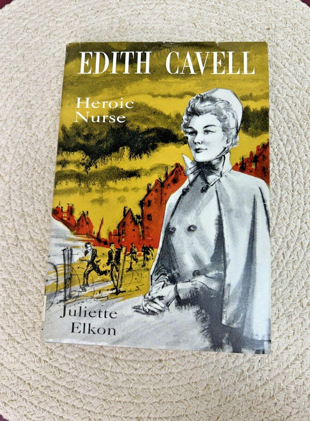 Edith Cavell Heroic Nurse by Juliette Elkon 1956 Excellent - Etsy