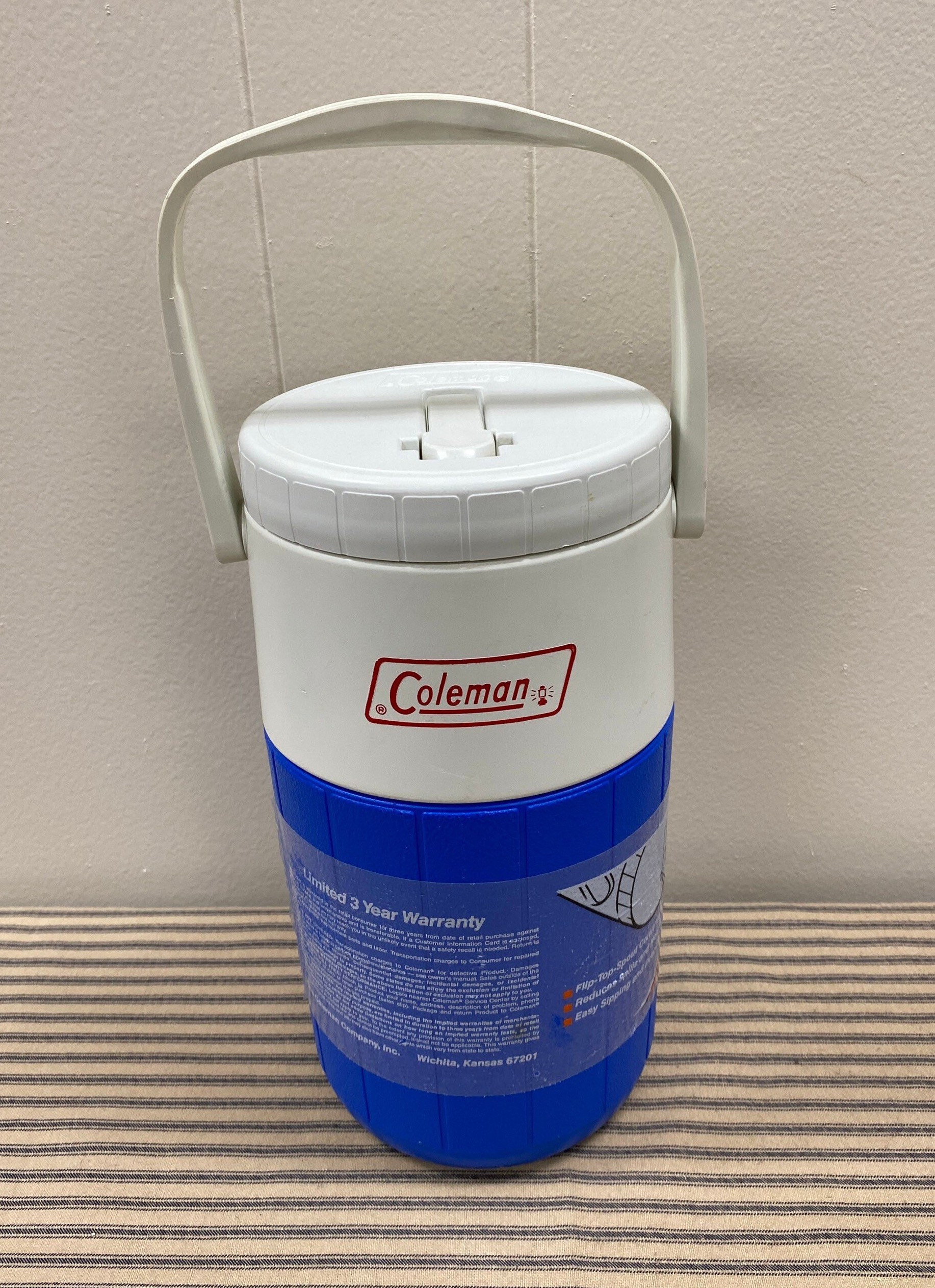 Vintage Coleman Insulated Water Jug 1984 5590 - Etsy