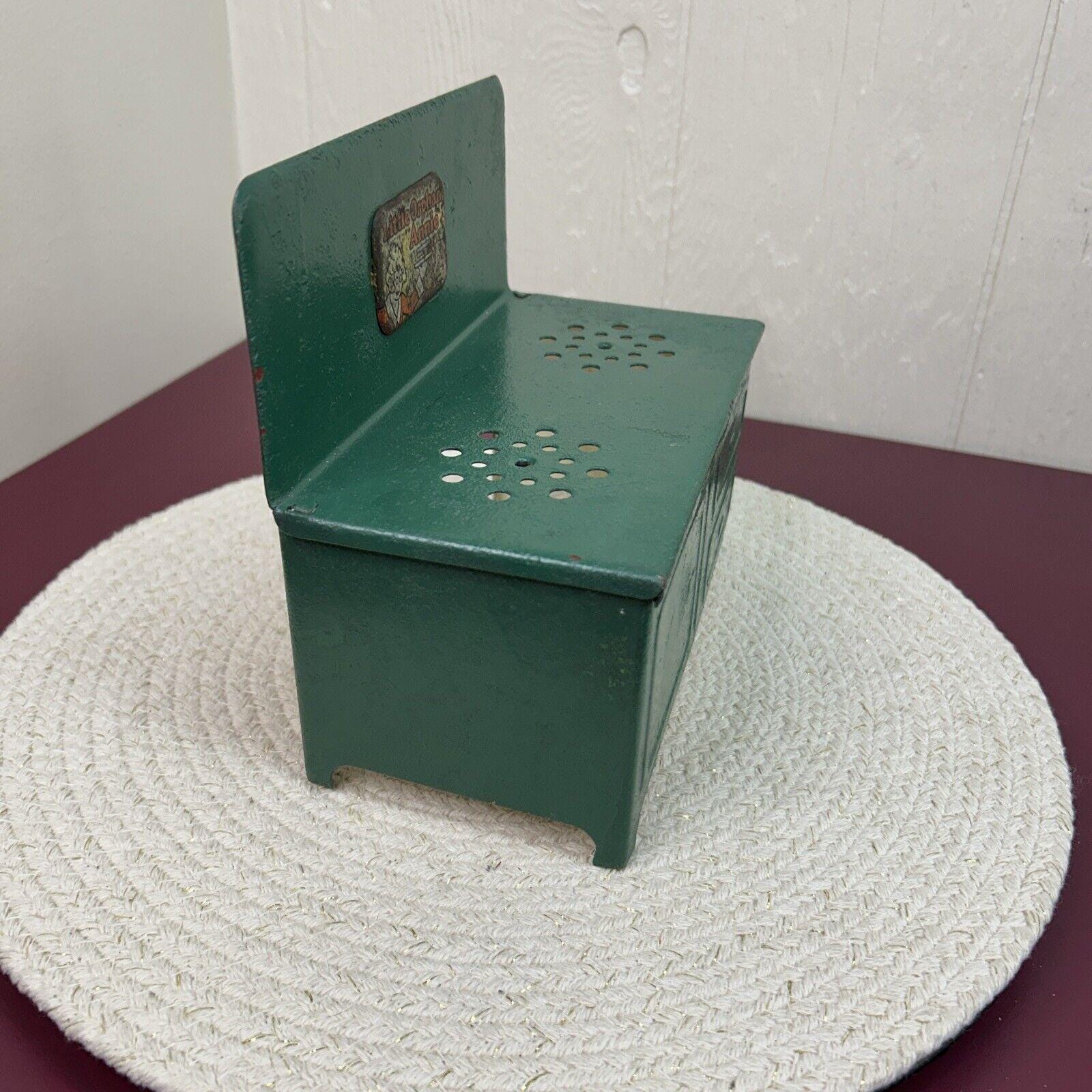 Antique 1930s Little Orphan Annie Tin Metal Red Stove Vintage Childs ...
