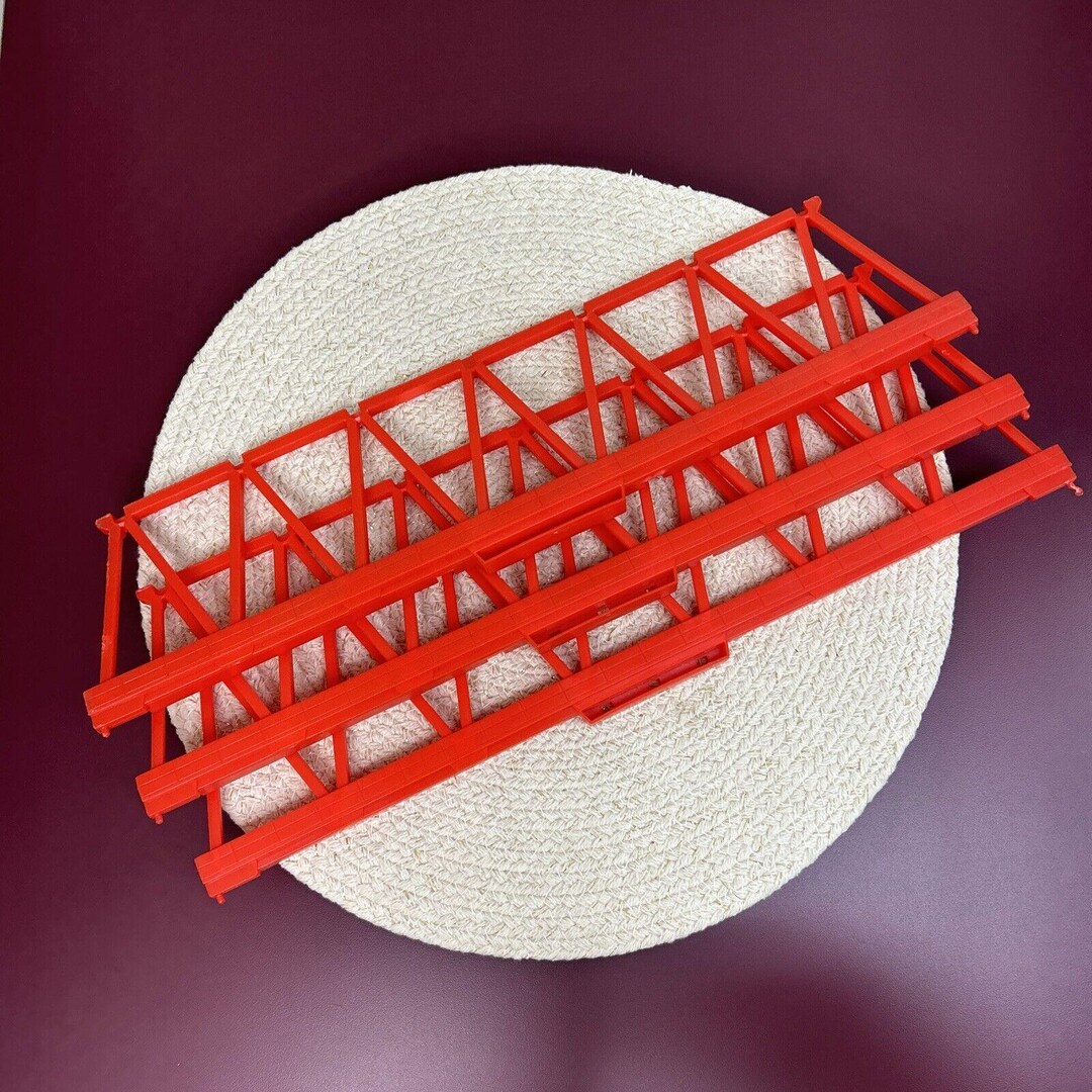 Thomas and Friends Trackmaster Station Bridge Red Side Rails 2001 Tomy ...