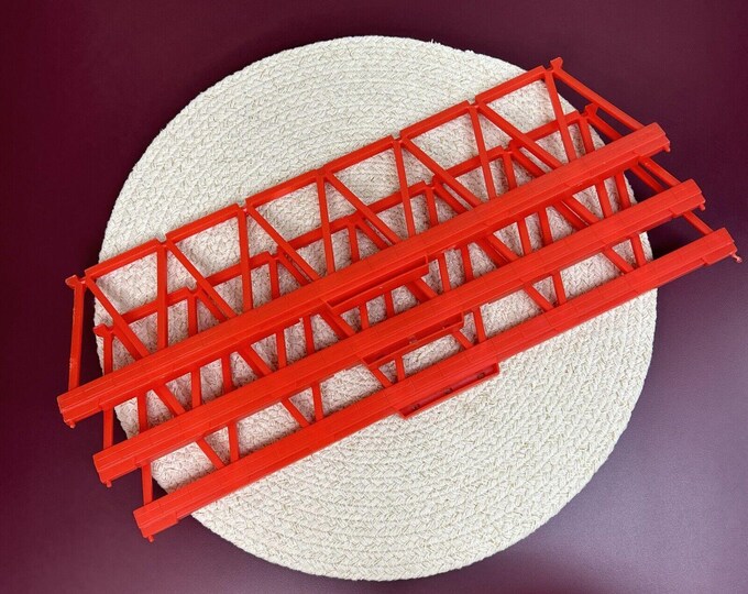 Thomas and Friends Trackmaster Station Bridge Red Side Rails 2001 Tomy ...
