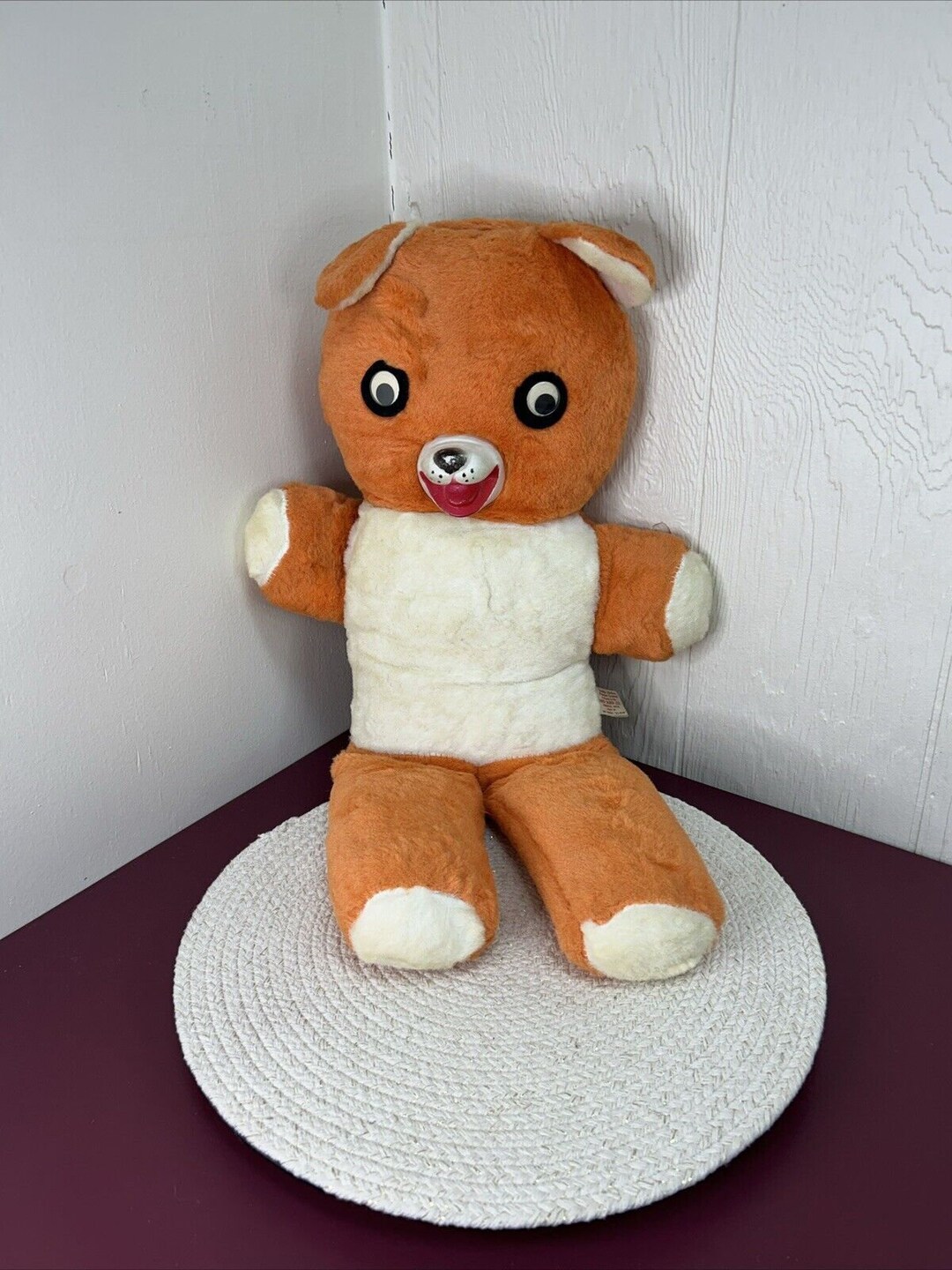 Vtg Bear Lifetime Playmate Fred Silber Co. Ferndale MI Large Rubber ...