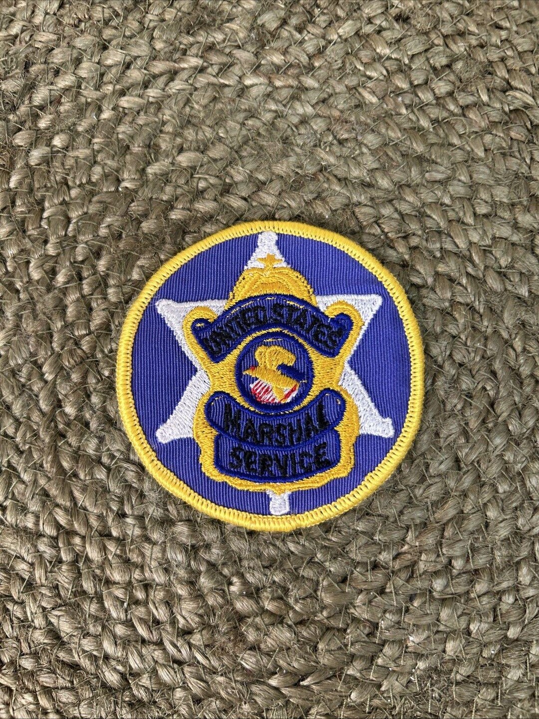 United States US Marshal Service Patch Embroidered Insignia 3 Diameter ...