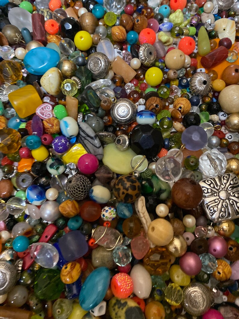 1 Pound of Bulk Beads, Jewelry Making Supplies - Etsy