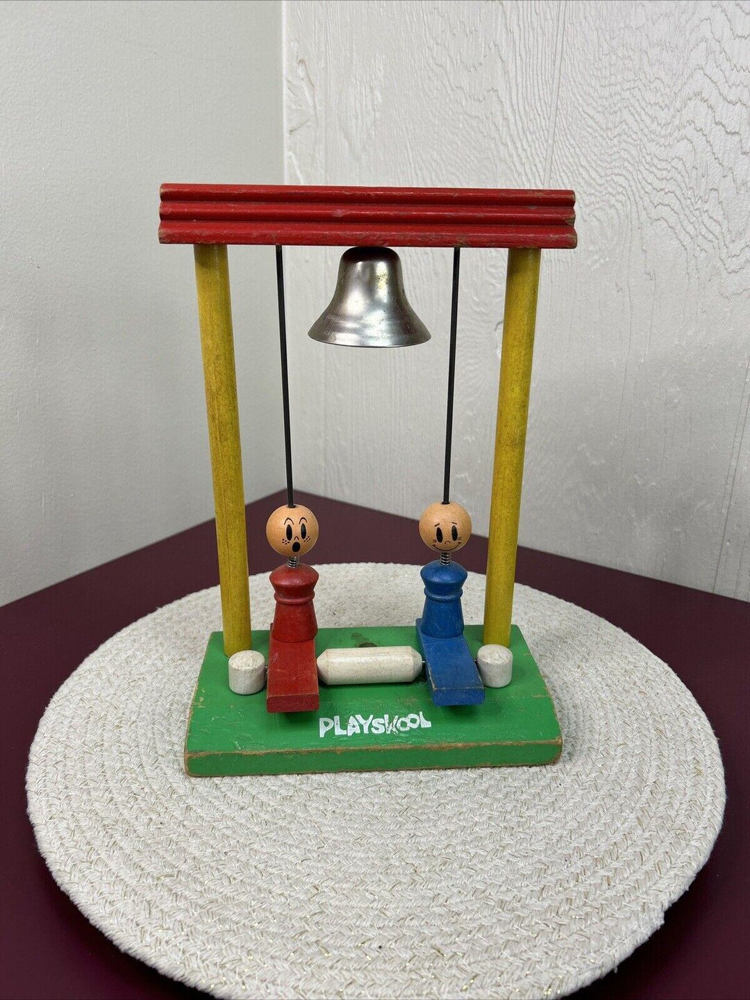 1940s Vintage Playskool Wooden Bell Ringing Carnival Toy - Etsy