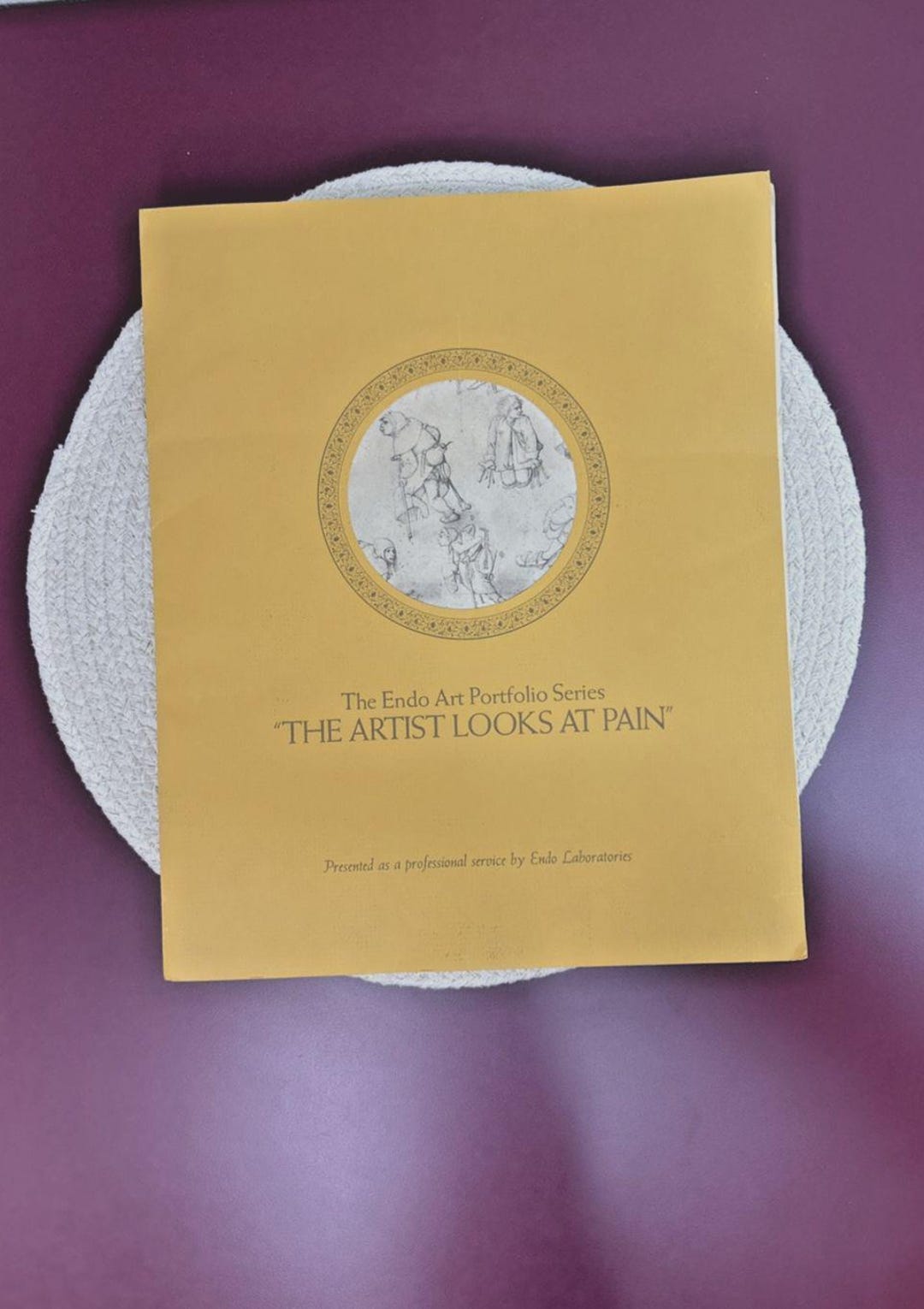 Vintage Drug Pharmaceutical Advertising Percodan Endo Labs "artist Look ...