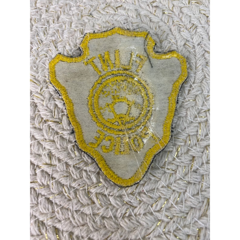 Embroidered Flint Police Department Patch New Old Stock - Etsy