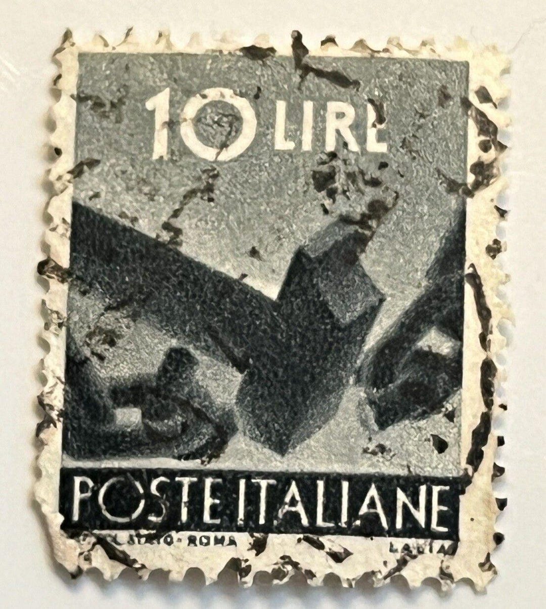Vintage Italian Postage Stamp Italy Trieste SC 009 Allied Military ...