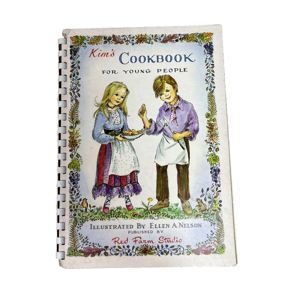 Kim's Cookbook for Young People by Doris B. Young 1971 Red Farm Studio ...