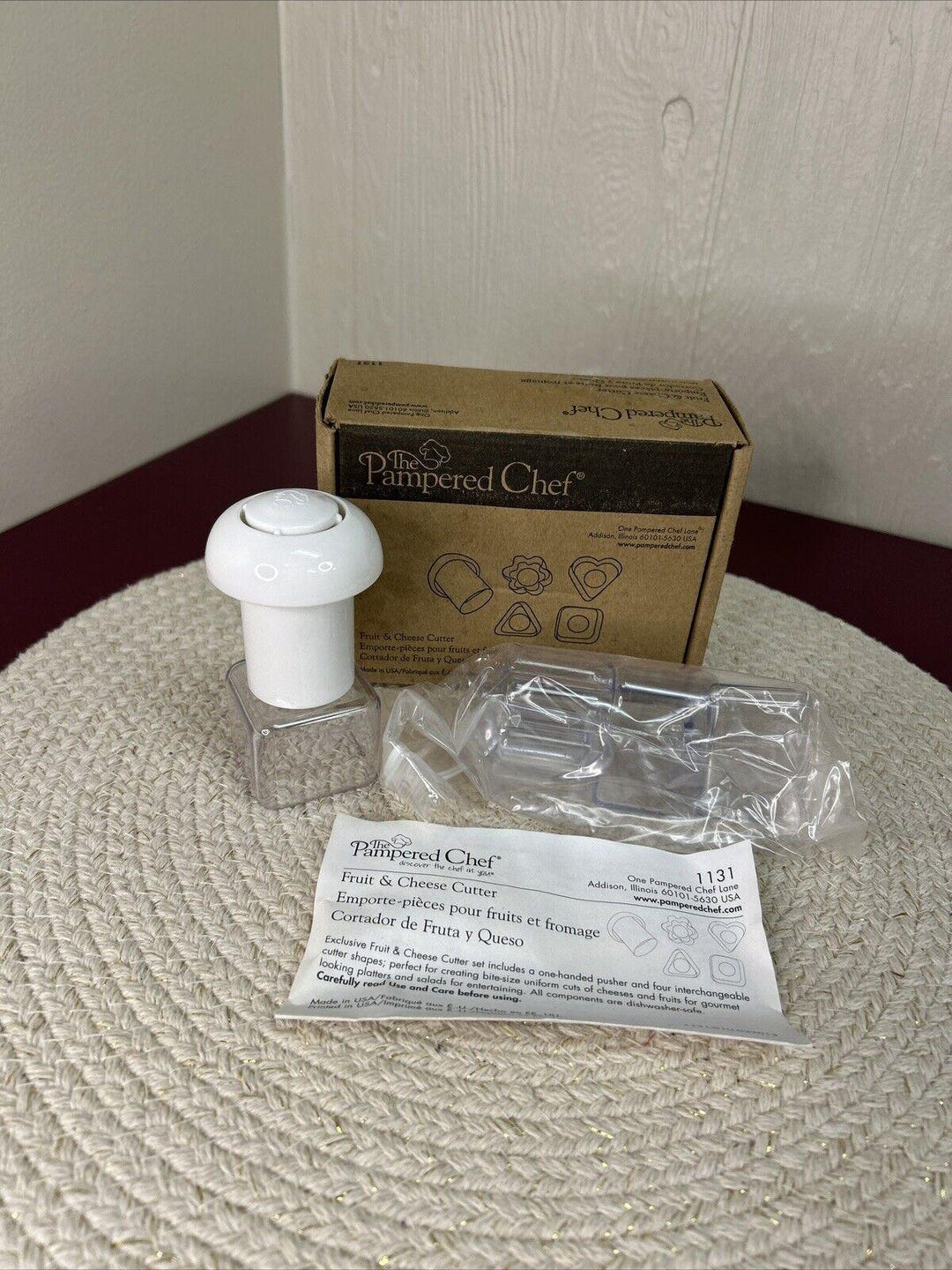 The Pampered Chef Spiral and Slice Vegetable and Fruit Slicer #1136 New ...