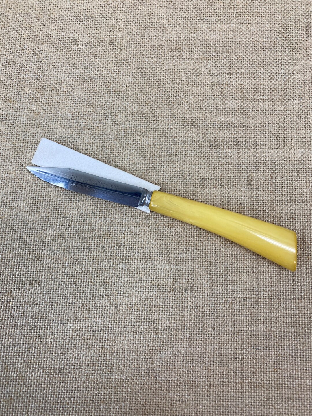 Vintage Bakelite Handle Promotional Cutlery Knife Billings Dairy - Etsy