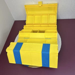 Vintage Rolypoly Rolykit Roll-up Storage Box Portable Organizer Case ...