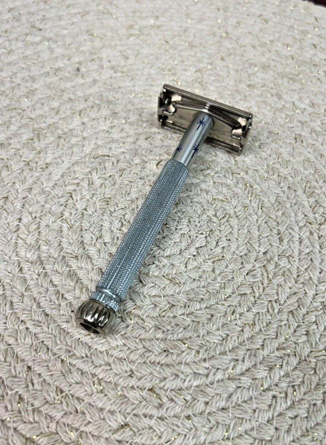 Vintage Lady Gillette Electric Blue Double Edge Safety Razor 1964 - Etsy