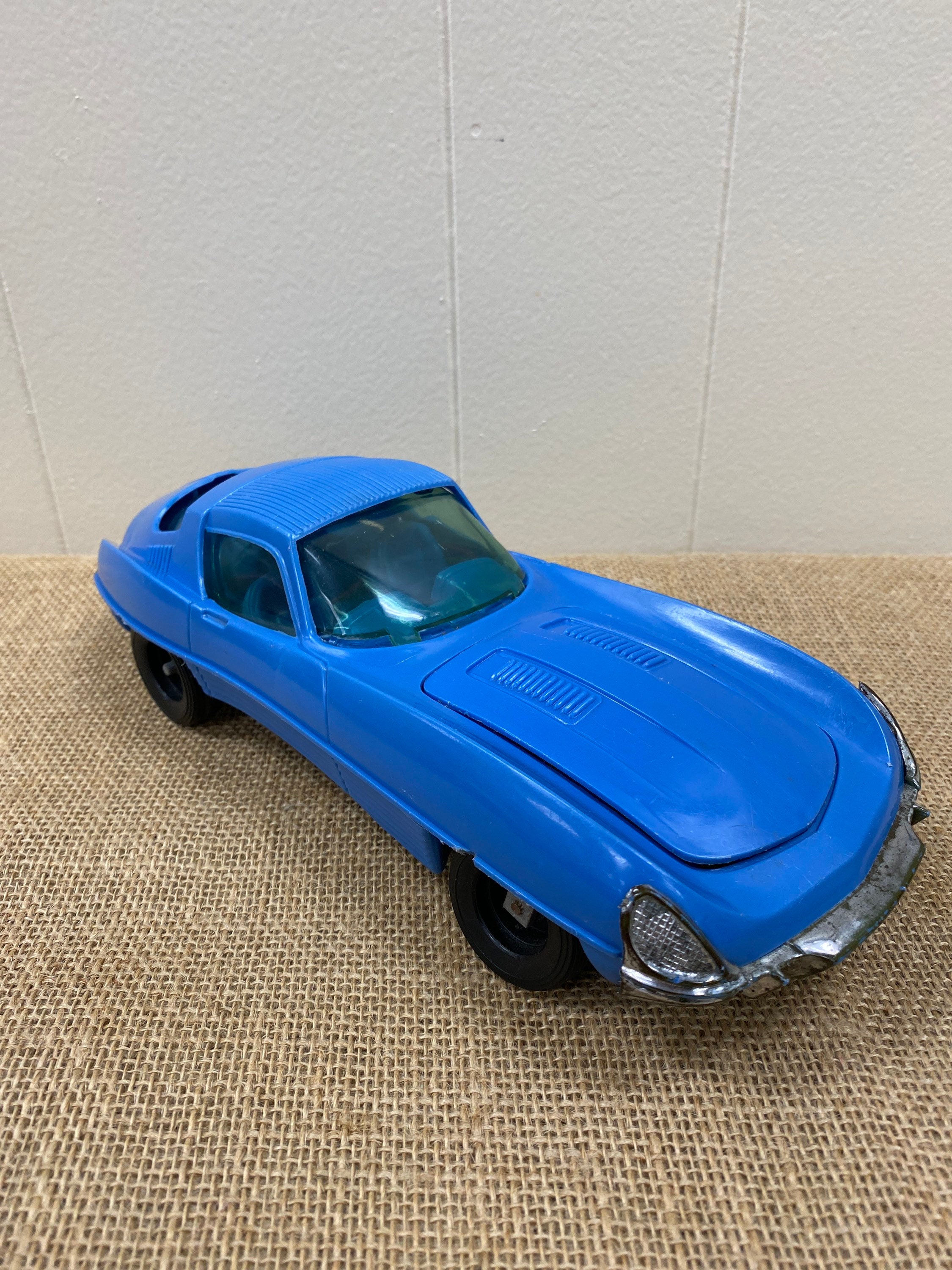 Retro Vintage 1960’s Blue Plastic Battery Operated Jaguar Car Toy - Etsy