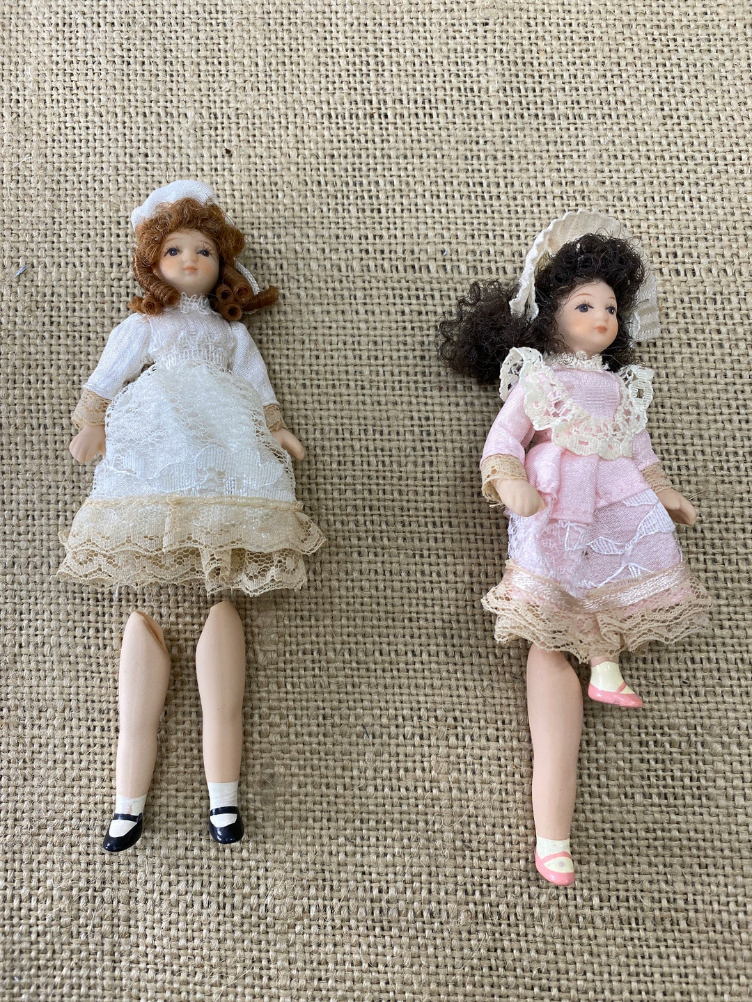 Miniature Porcelain Dolls With Ceramic Parts Needs Repair - Etsy