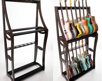 A/B14 14 space stacking Guitar Stand | Etsy