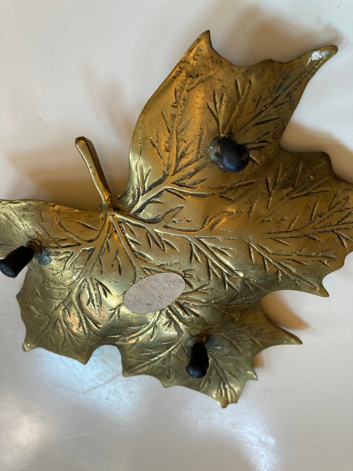 Brass Leaf Vintage Dish - Etsy
