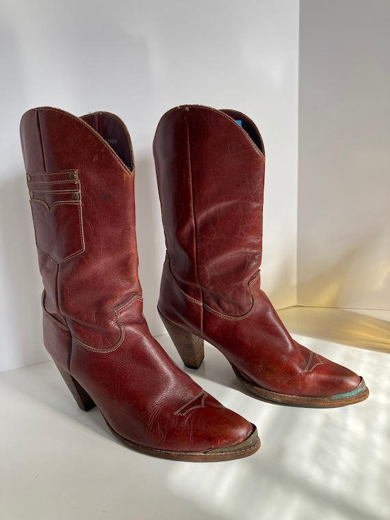 vintage zodiac leather heeled - Gem