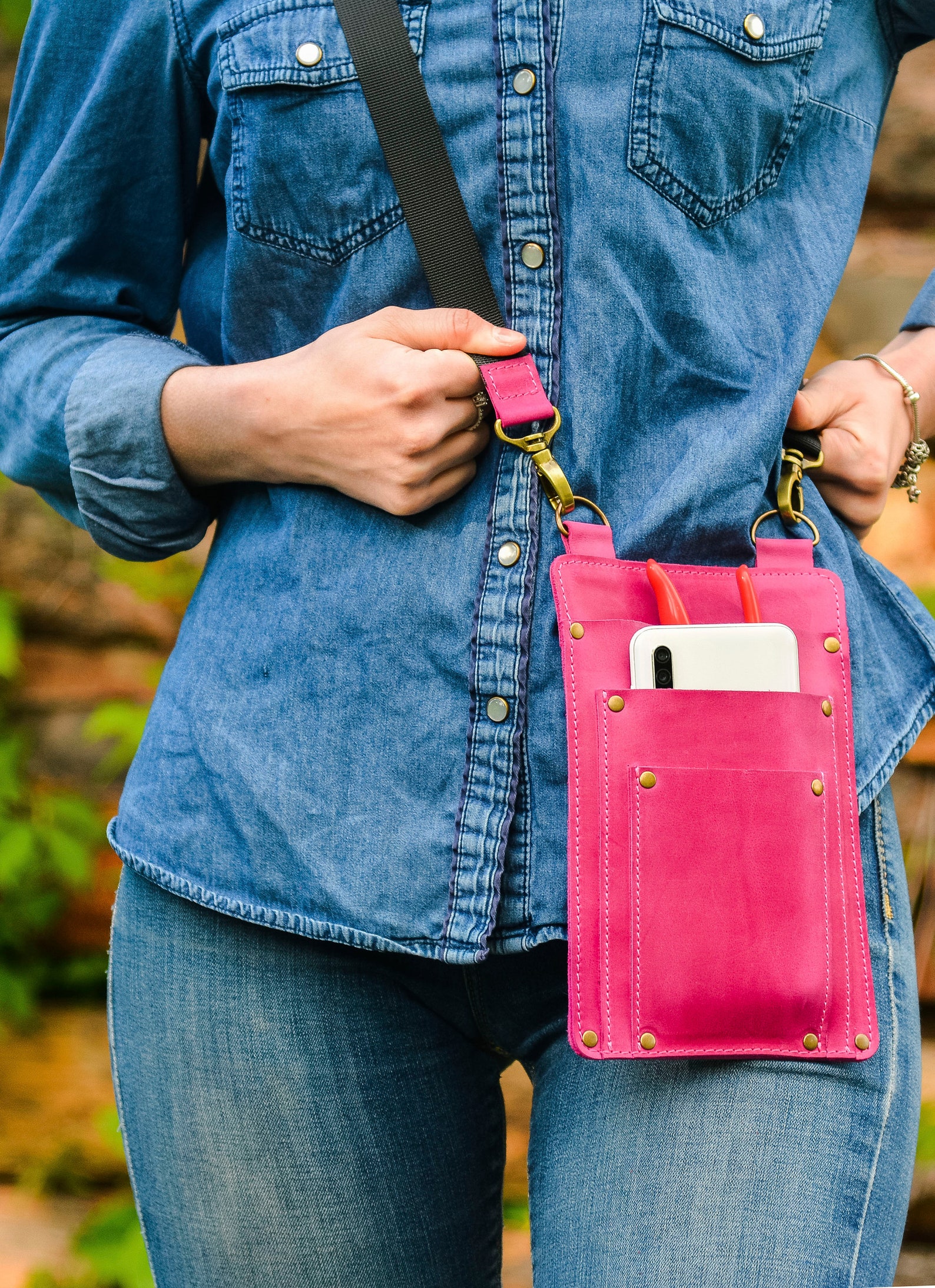Unisex Tool Belt Bag Small Leather Tool Belt Personalized - Etsy