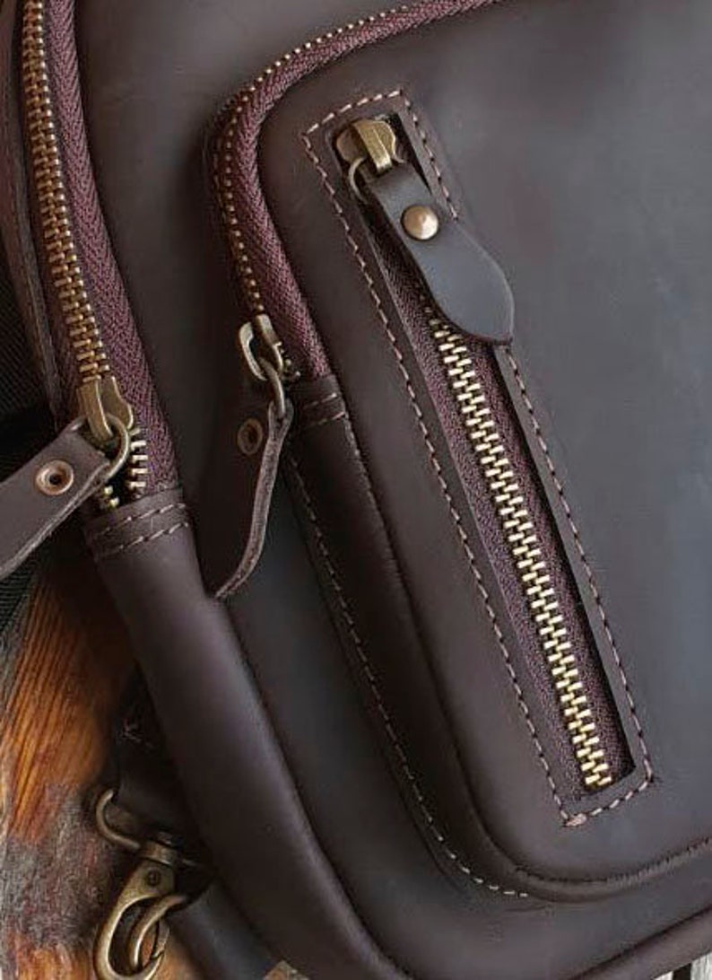 Small Leather Backpack Leather Rucksack Minimalist Backpack - Etsy