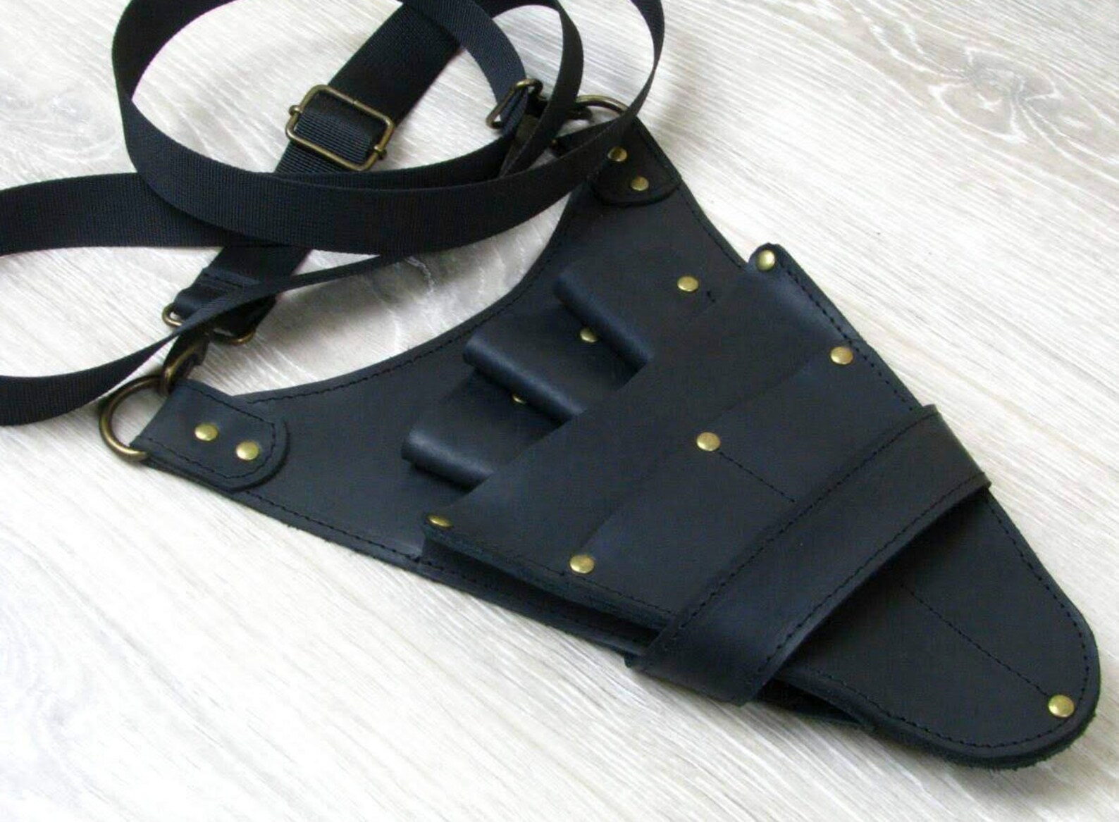 Leather Tool Belt, Utility Belt, Shear Case Holder, Barber Tool Case ...
