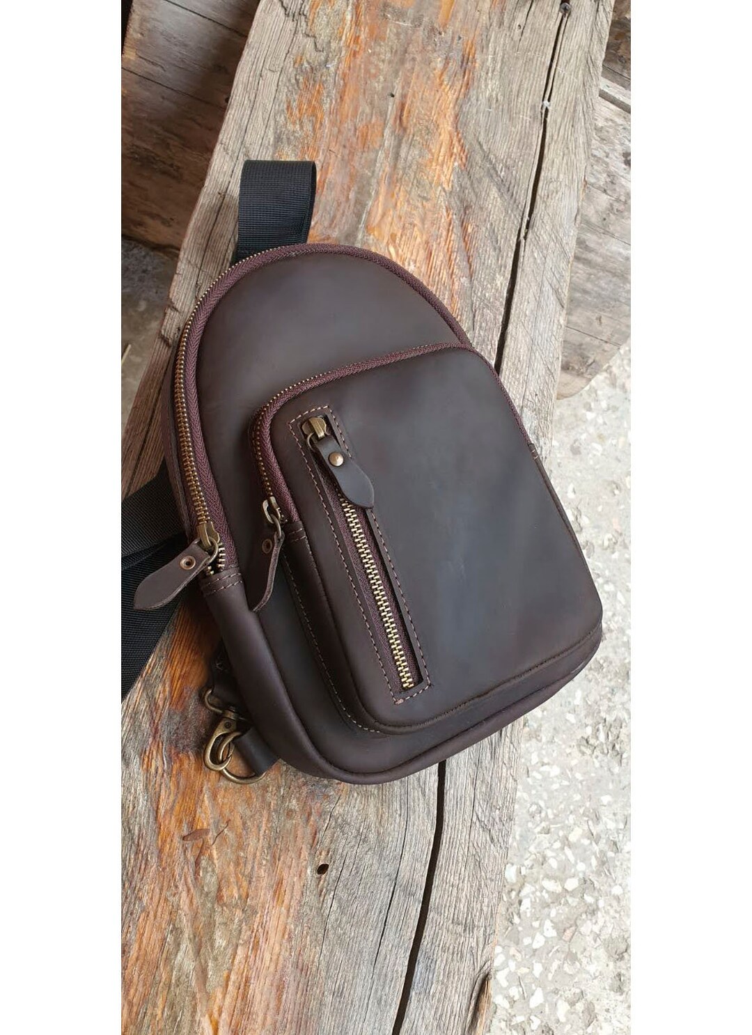 Small Leather Backpack, Leather Rucksack, Minimalist Backpack, Backpack ...