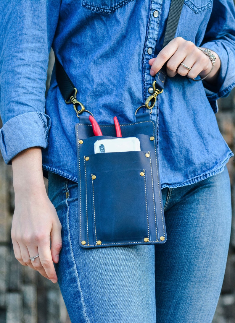 Unisex Tool Belt Bag Small Leather Tool Belt Personalized - Etsy