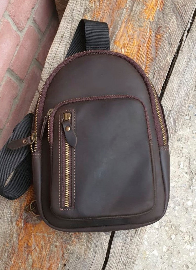 Small Leather Backpack Leather Rucksack Minimalist Backpack - Etsy