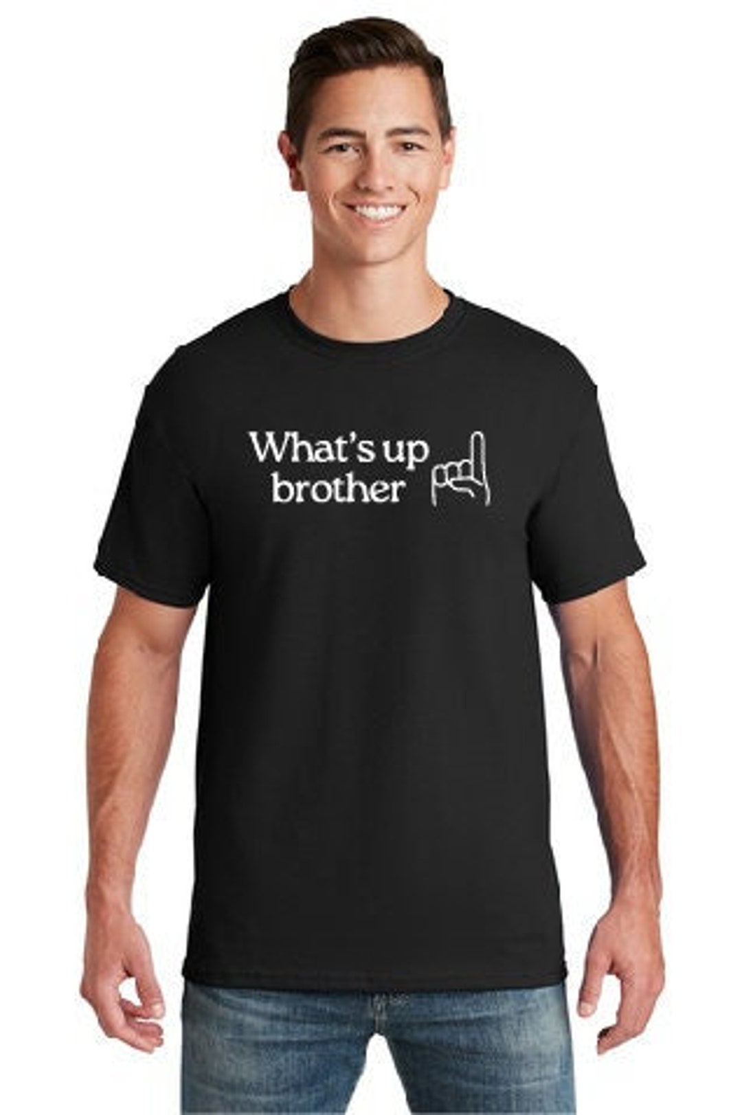Sketch "what's up Brother" T-shirt - Etsy