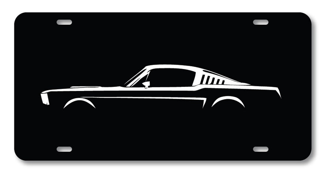 1965 Ford Mustang Aluminum Vehicle Vanity License Plate Fastback 302 - Etsy