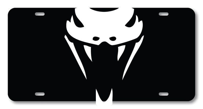 Venomous Viper Snake License Plate Evil Villain Aluminum - Etsy