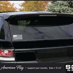 American Flag Vinyl Decal Sticker - Etsy