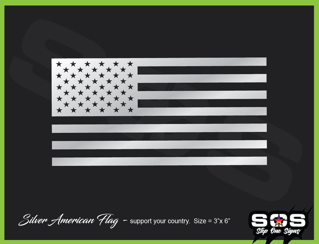 American Flag Vinyl Decal Sticker - Etsy