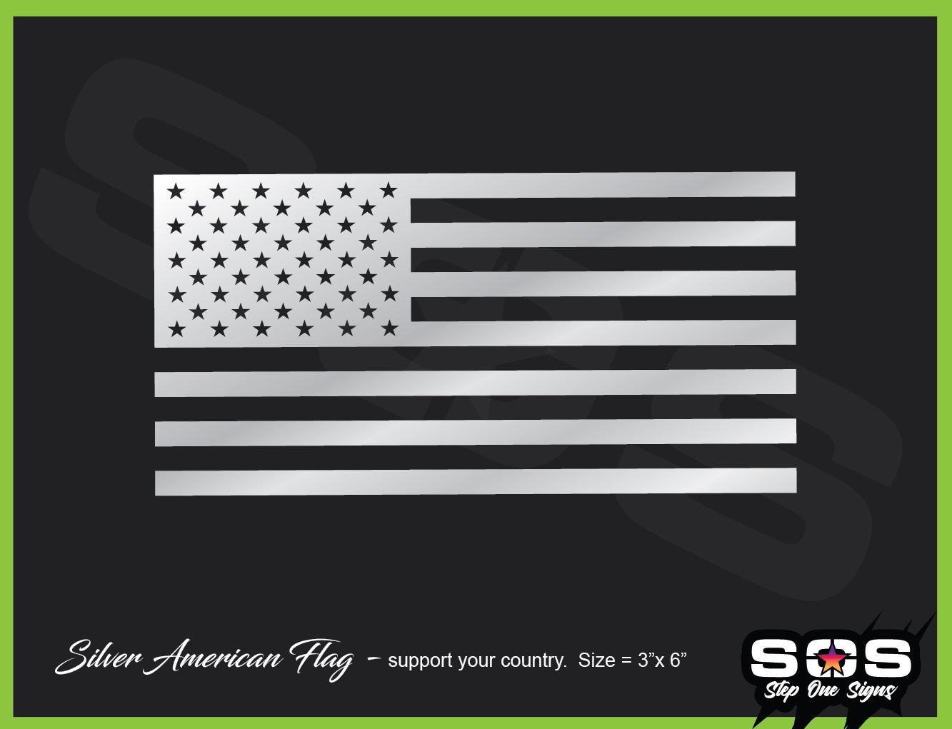 American Flag Vinyl Decal Sticker - Etsy